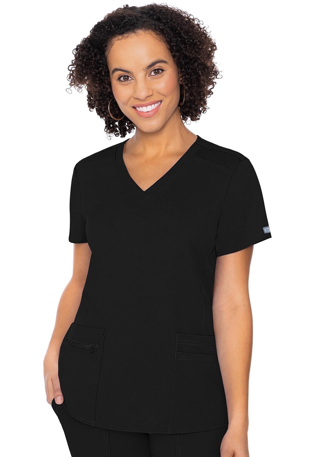 Med Couture Touch Scrubs Top For Women 4 Pocket MC7468 - Walmart.com
