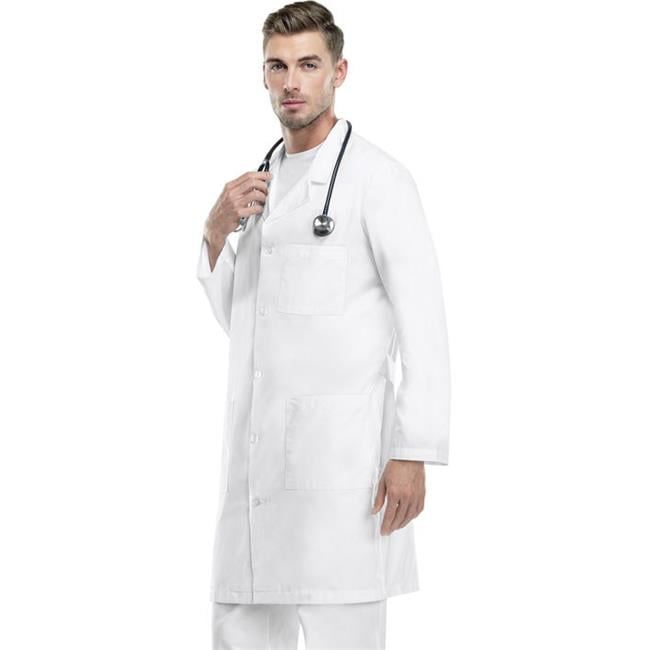 Med-Man 1388-WHT-2XL 40 in. Mens Lab Coat, White - 2XL - Walmart.com