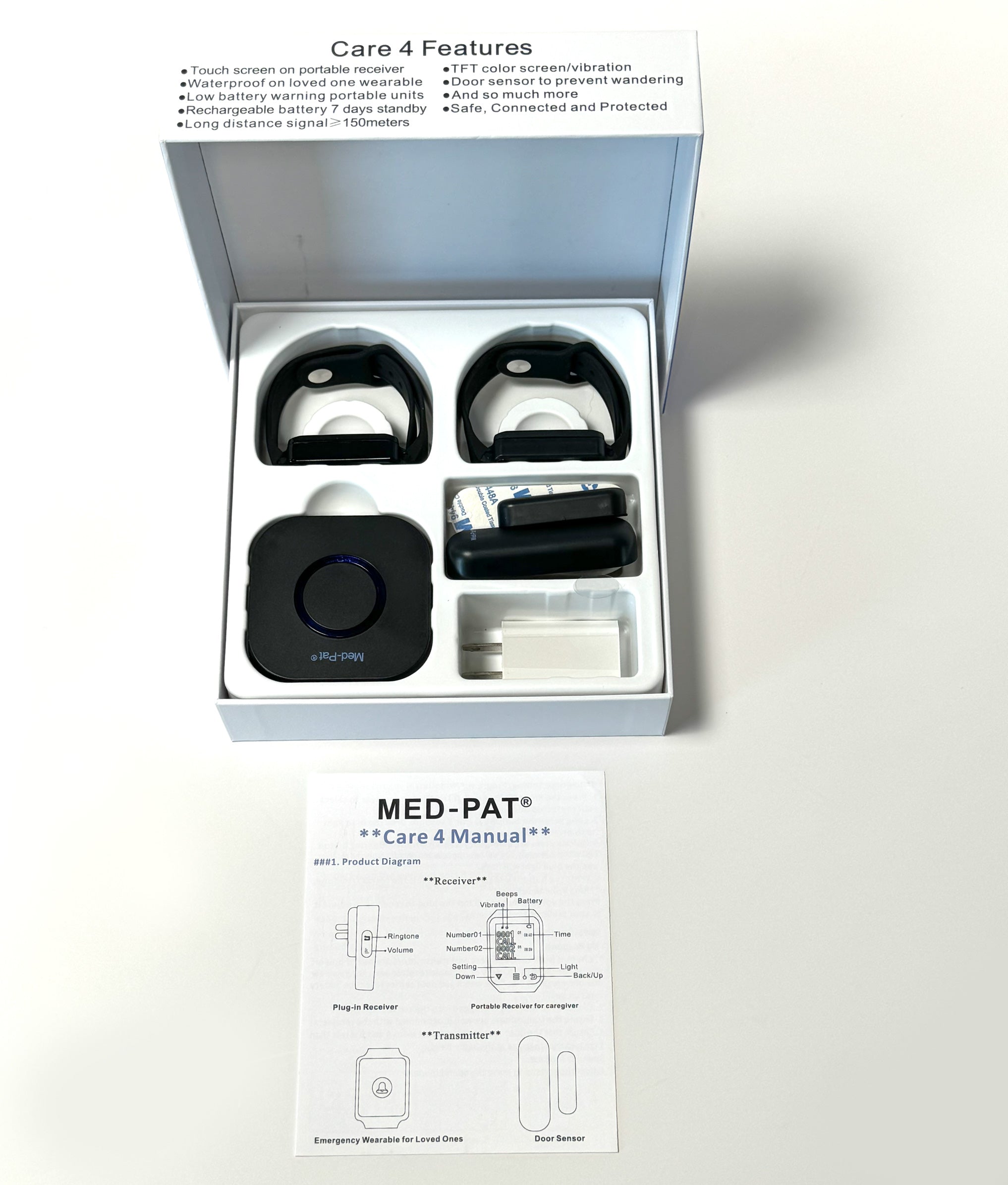 Med-Pat Care-4 Caregiver Pager System: Revolutionary Patient Monitoring ...