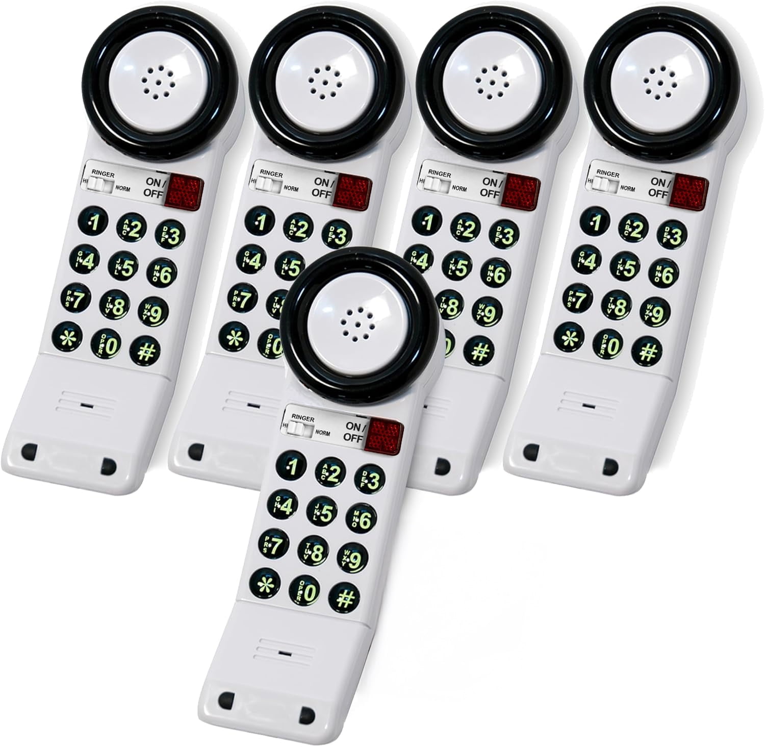 Med-Pat XL88Q - Easy to Use One-Piece Telephone with Ring/in-Use Light ...