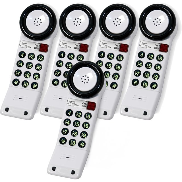 Med-Pat XL88Q - Easy to Use One-Piece Telephone with Ring/in-Use Light ...