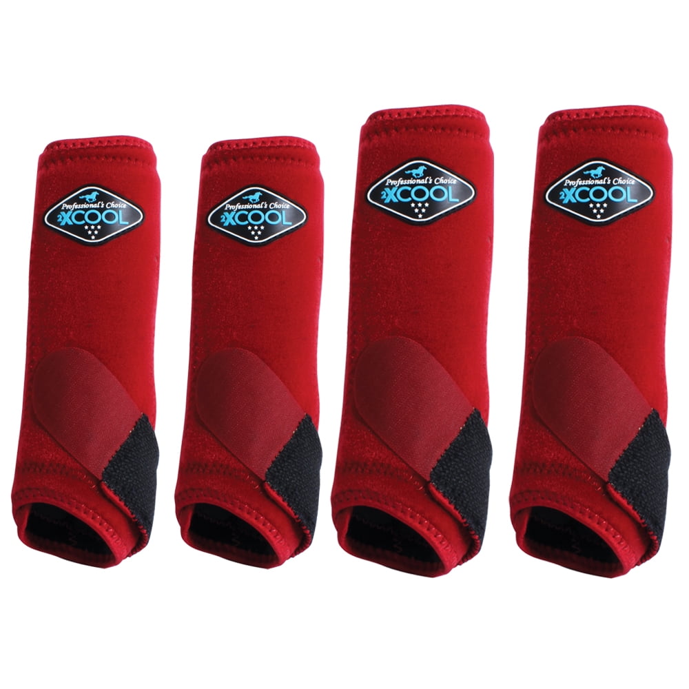 Professional's Choice 2XCOOL Cooling Horse Boots XC4 Crimson / Medium ...