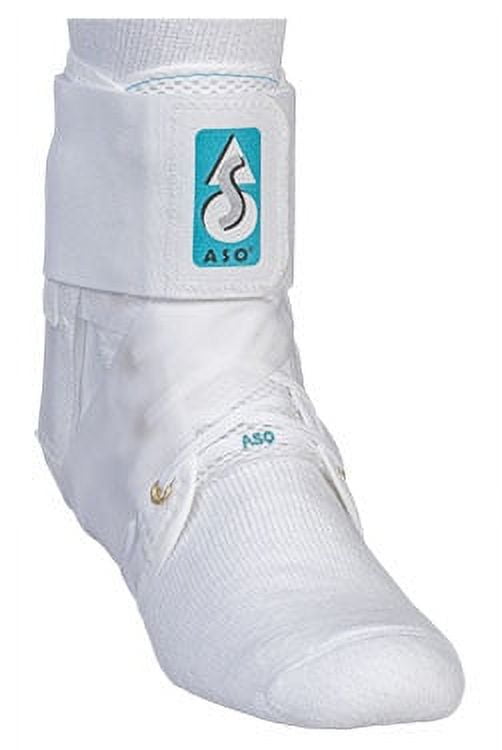 Med Spec ASO Ankle Stabilizer with Plastic Stays, White, Medium ...