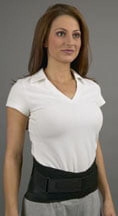 Med Spec Back-N-Black Low Profile Back Support, Large - Walmart.com