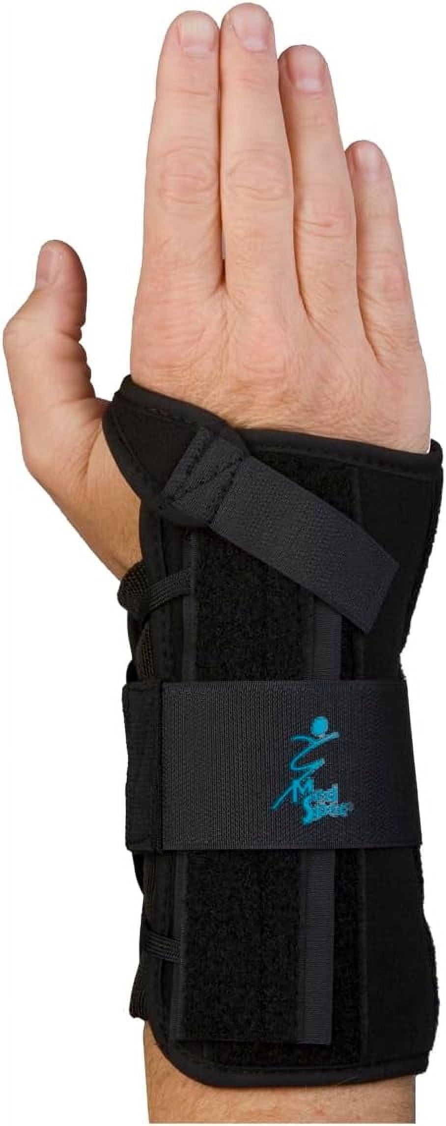 Med Spec Wrist Lacer Support, 8" Black, Universal Right - Walmart.com