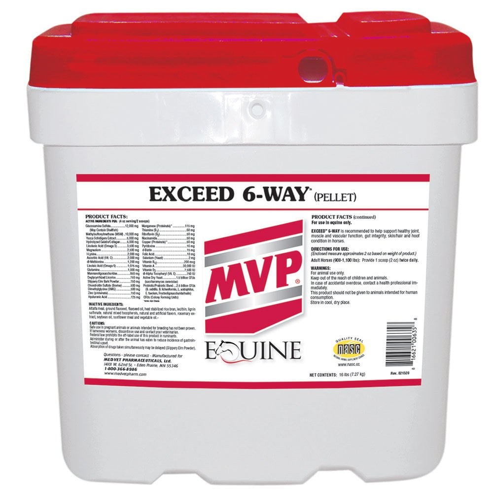 Med-Vet Pharmaceuticals Exceed 6-way 16lb - Walmart.com
