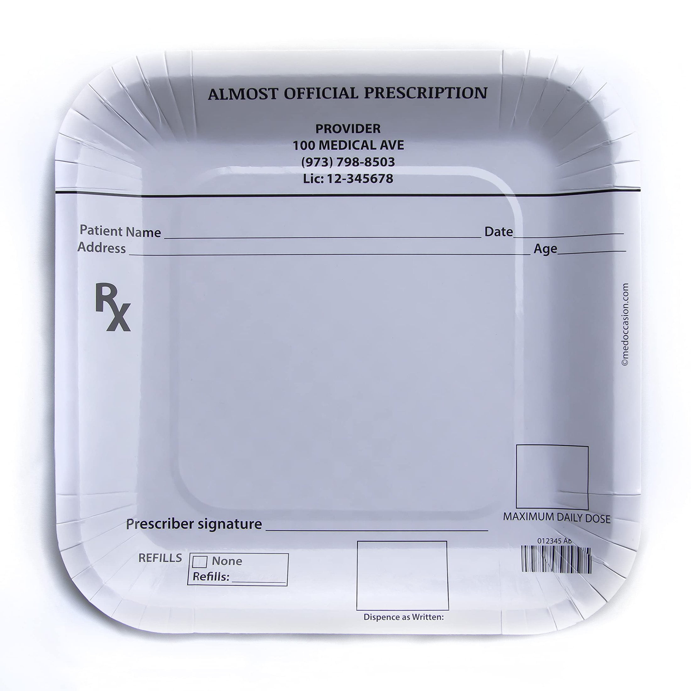 MedPlate Celebration Set - 9-inch Dinner Plates for Healthcare Events ...
