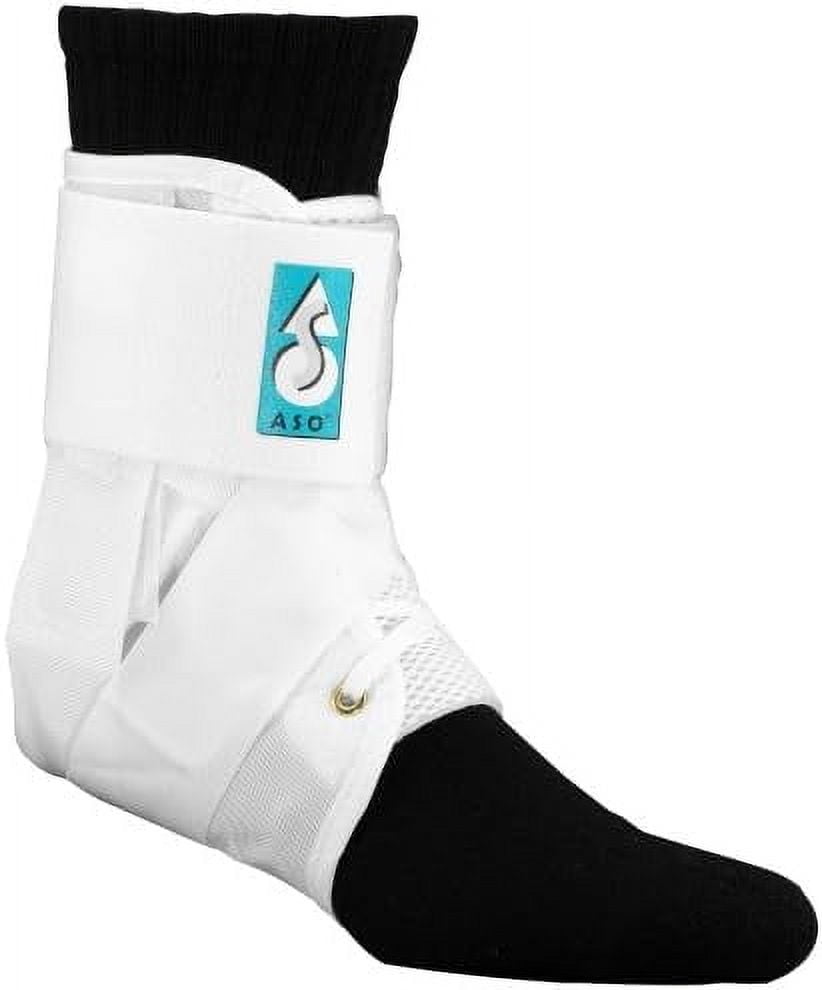 MedSpec ASO w/ Plastic Stays Ankle Brace Stabilizer White Extra Small ...