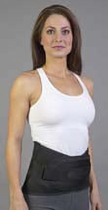 MedSpec Back-N-Black With Dual Panels Back Support, Small, 27-31 ...