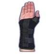 MedSpec Ryno Lacer Wrist and Thumb Brace Long, Black Medium Right ...