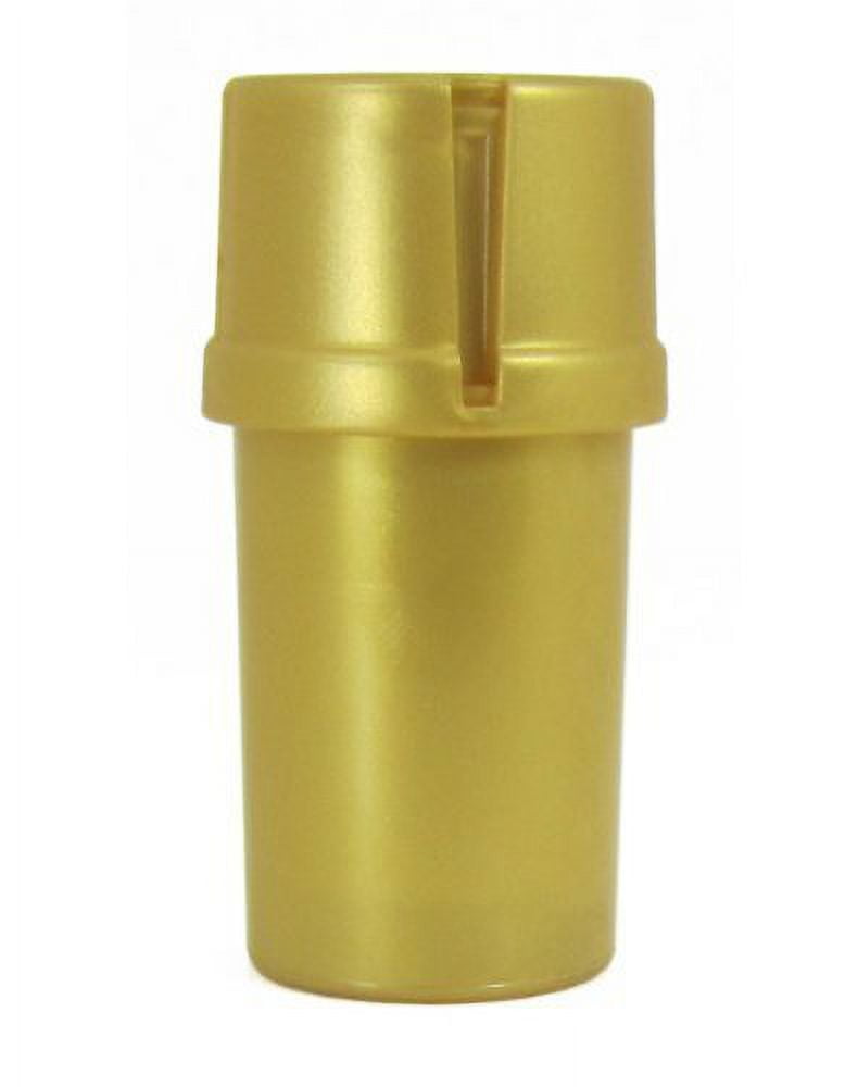 MedTainer Storage Container w/ Built-In Grinder - Gold - Walmart.com