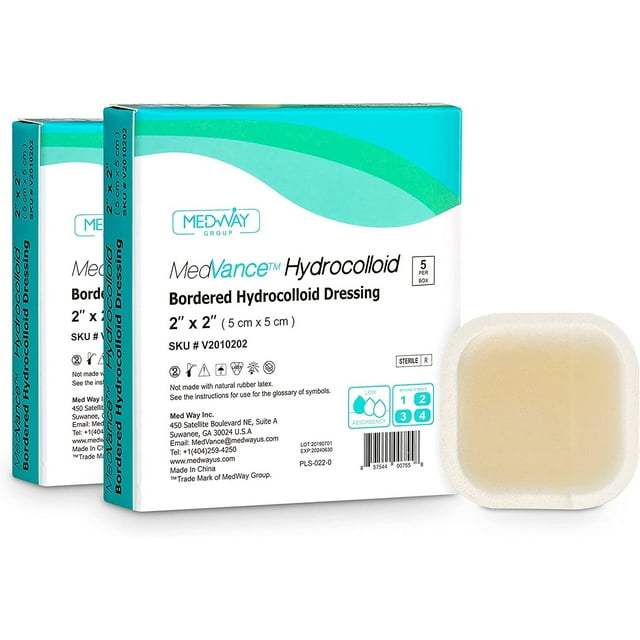 MedVance TM Hydrocolloid Bordered Hydrocolloid Adhesive Dressing 2"2 ...