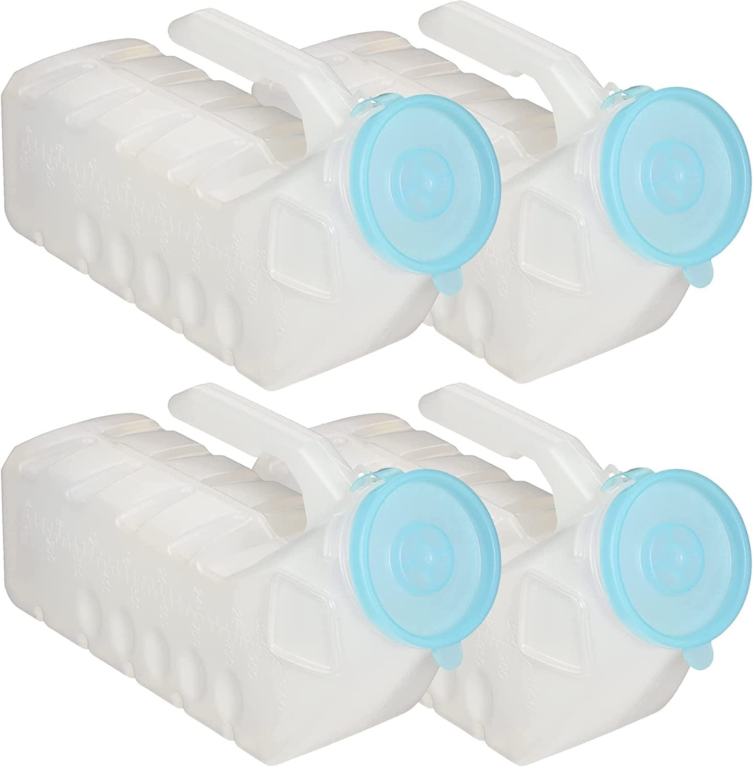 MedVance 1000ml Men's Urinals, Glow-In-The-Dark, Spill-Proof Cap ...