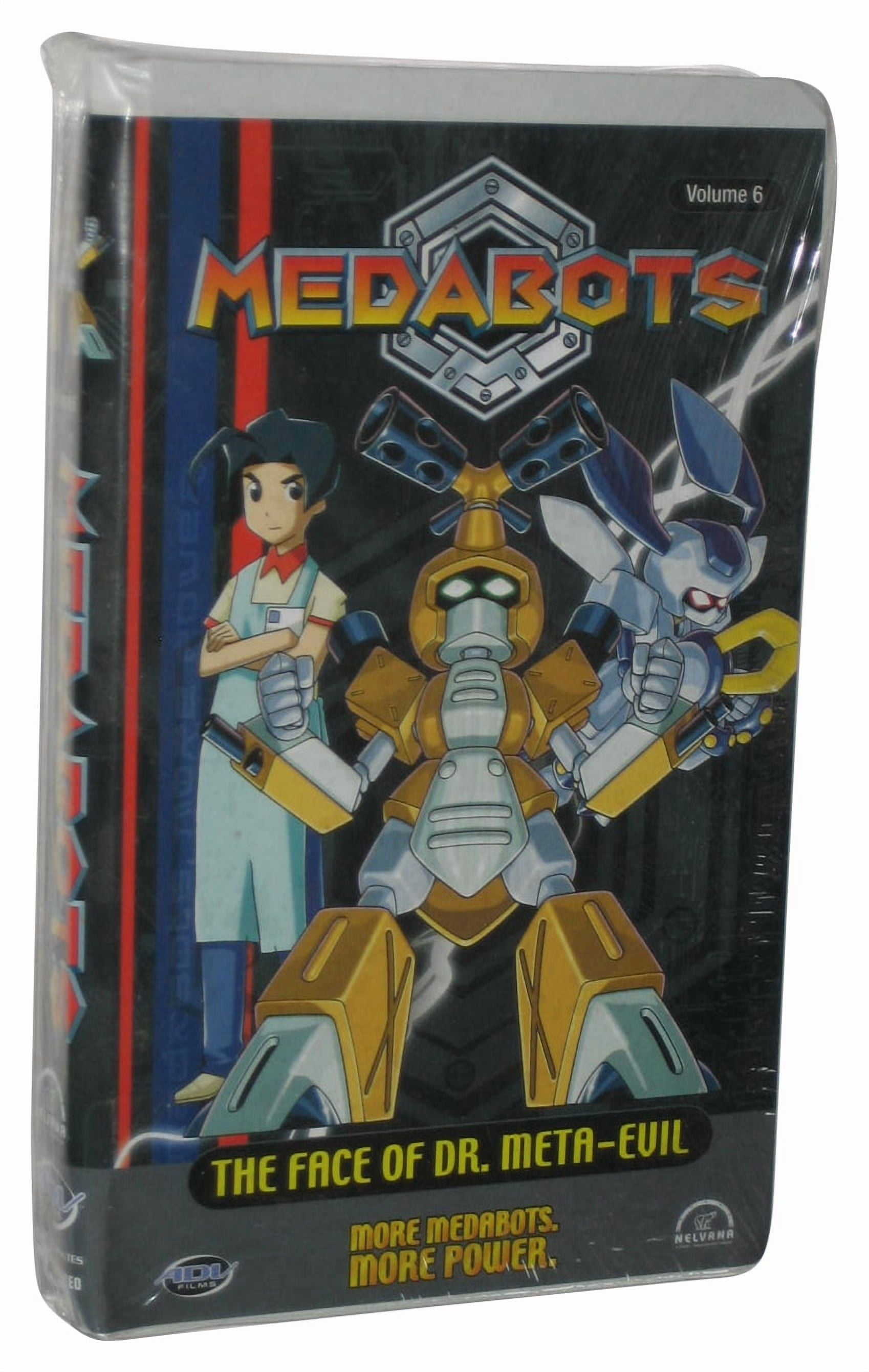 Medabots Face of Dr. Meta-Evil Volume 6 ADV Films (2002) Animated VHS ...
