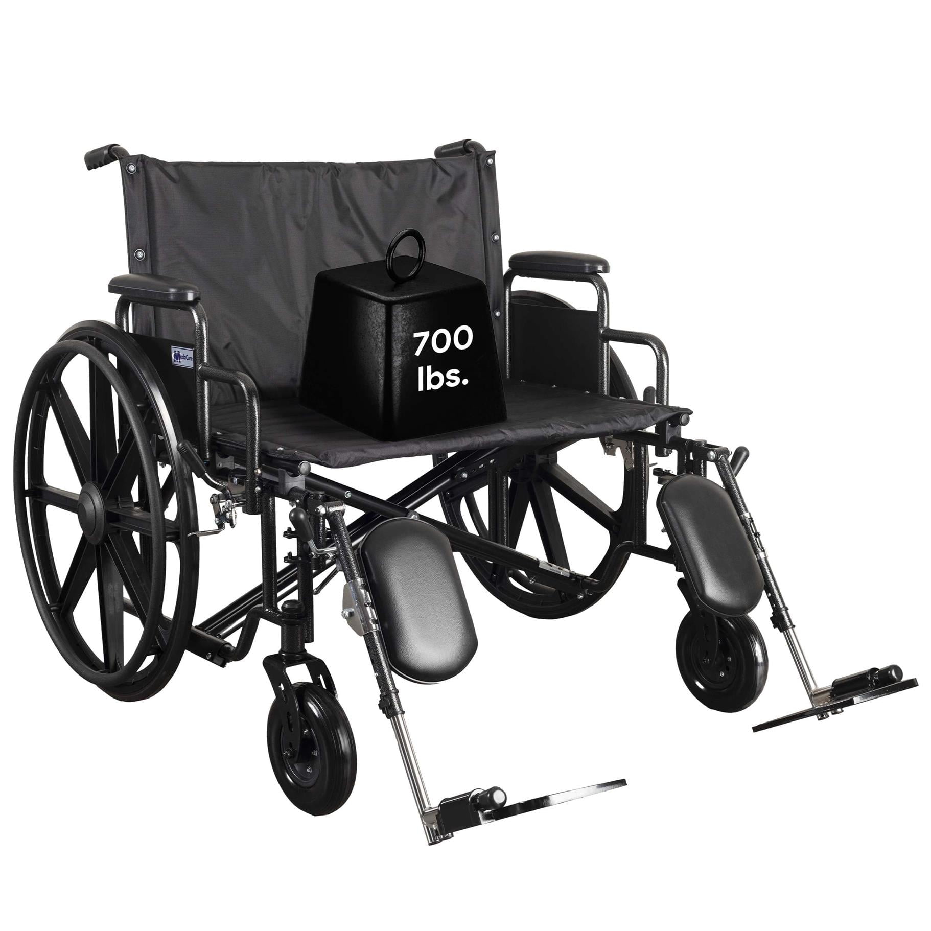 Medacure Ultra Wide Bariatric Wheelchair for Adults - 26" Seat - 700 lb ...