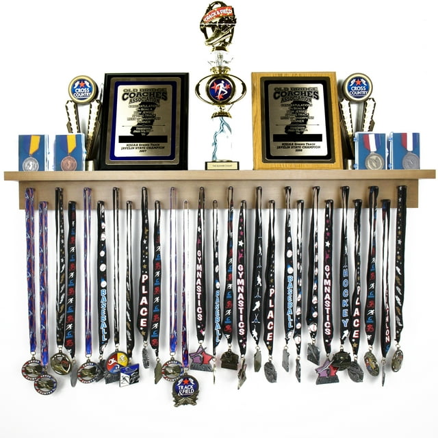 Free Shipping! Medal Awards Rack Trophy Shelf and Award Display Rack ...