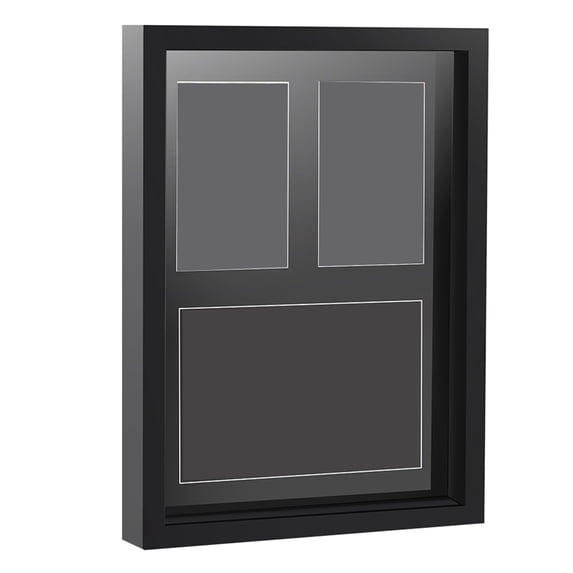 Medal Display Frame Shadow Box Medal and Photo Display Frame Case Award ...