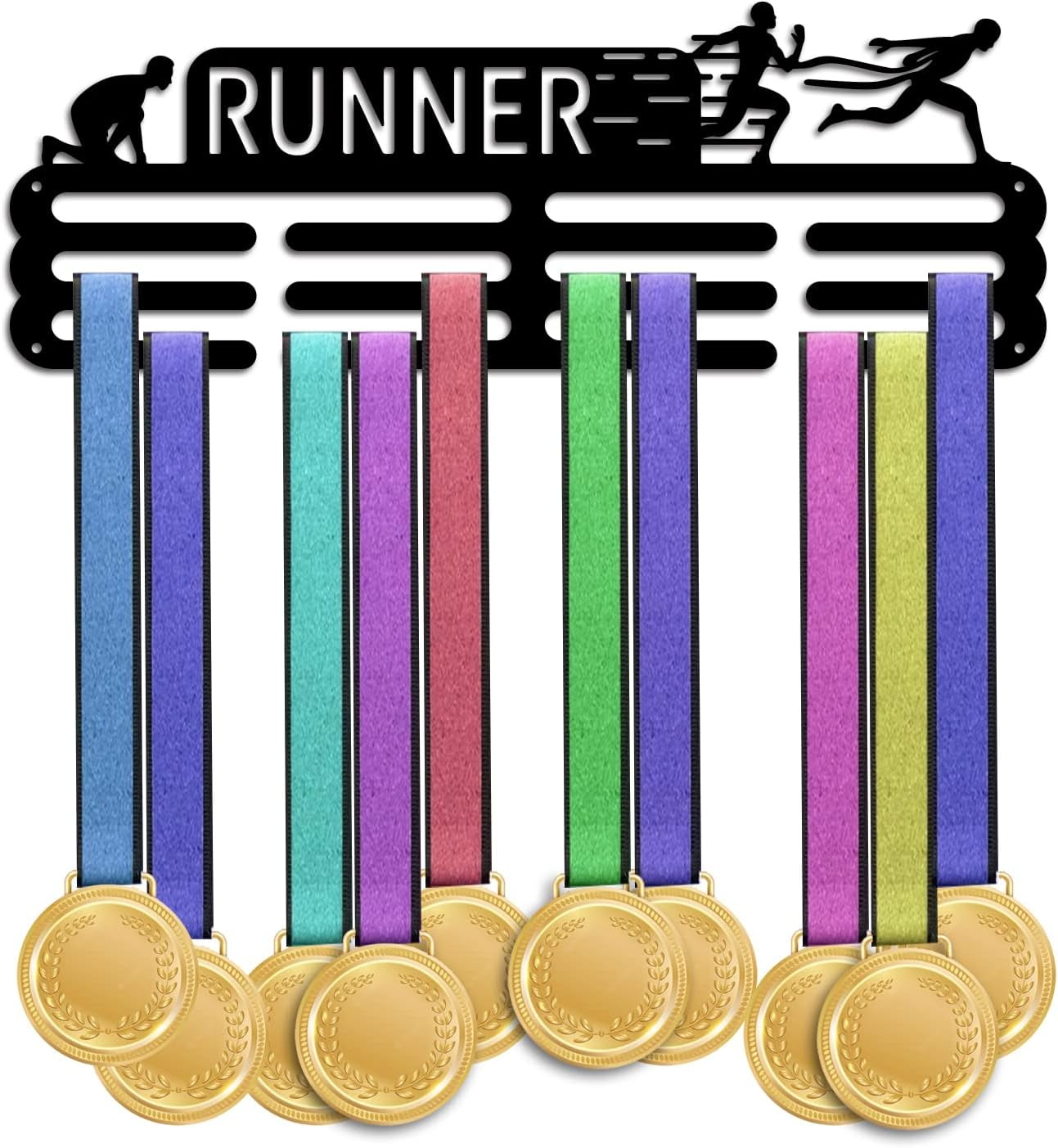 Medal Display Hanger Holder Runner Medal Holder 15.7” Awards Ribbon ...