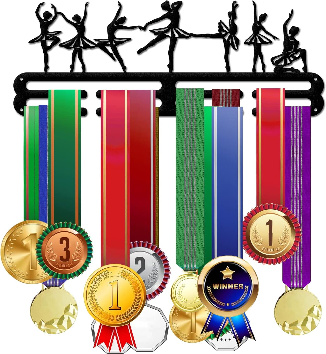 Medal Hanger Display Ballet Medal Holder for Wall Metal Medal Display ...