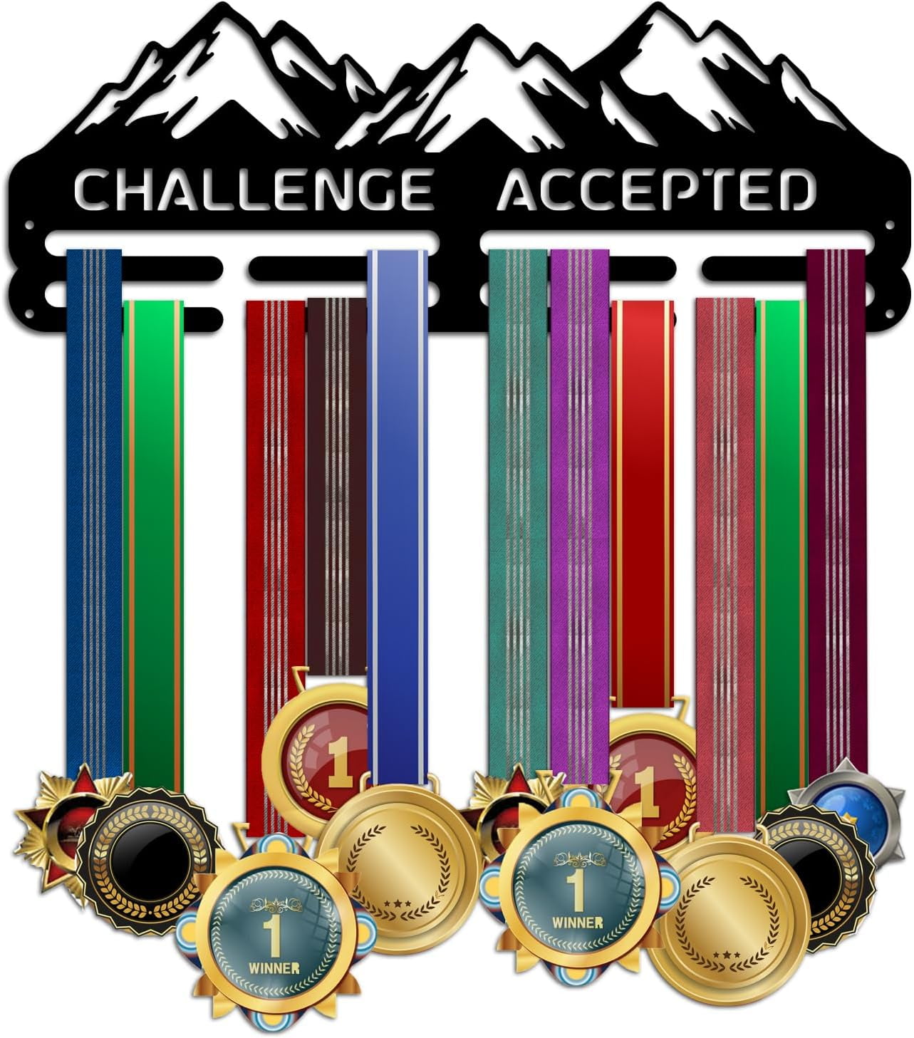 Medal Hanger Display Medal Holder Rack Wall Mount Hanger Decor Trophy ...