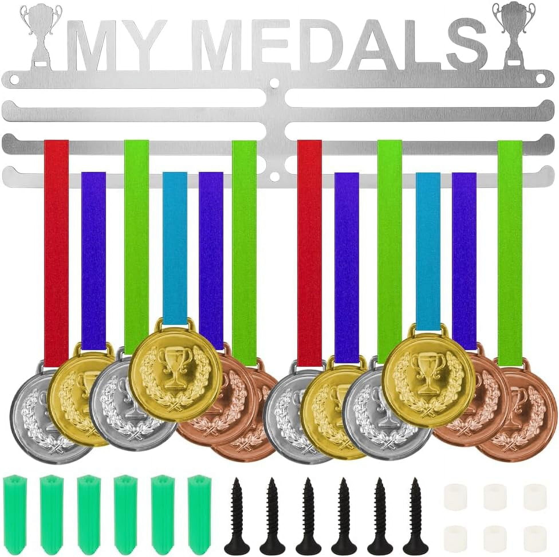 Medal Hanger Display Rack Stainless Steel Medal Holder for Sports ...