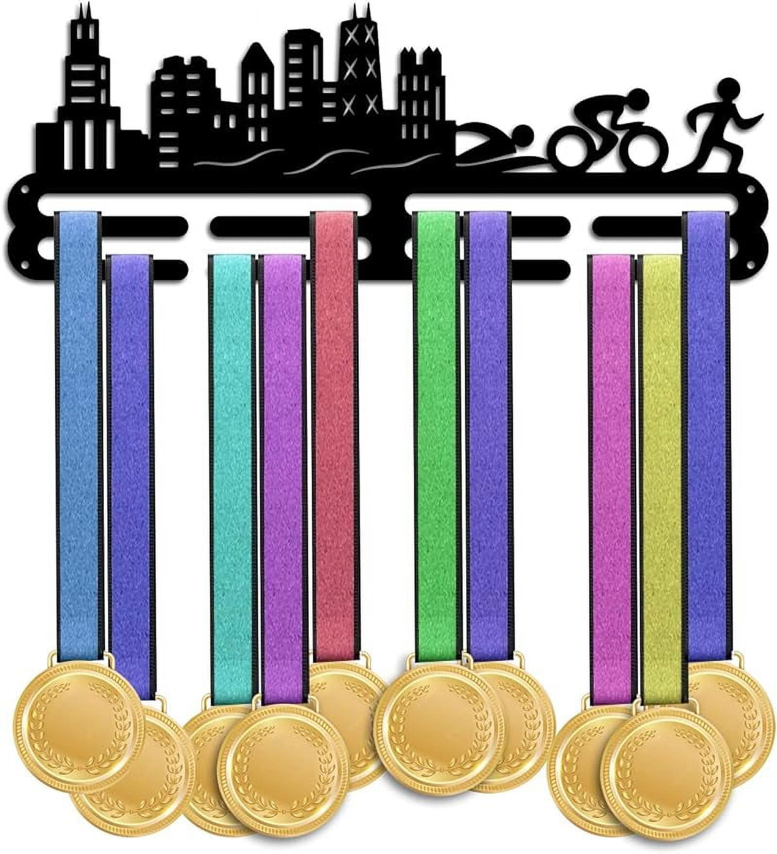 Medal Hanger Display Triathlon Medal Holder Rack Chicago Medal Hanger ...