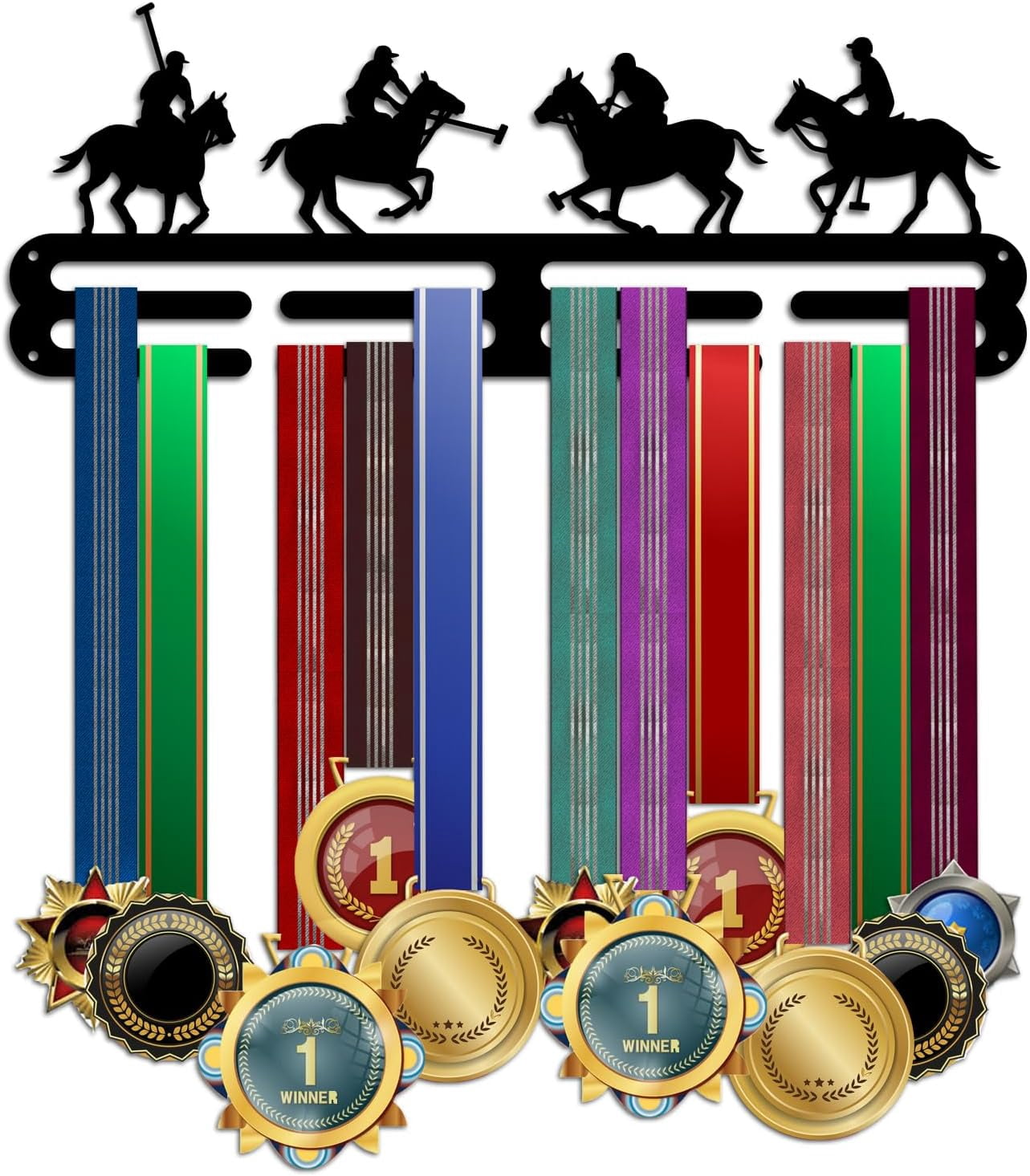 Medal Hanger Holder Display Horseball Sports Medal Hook Tiered Sport ...