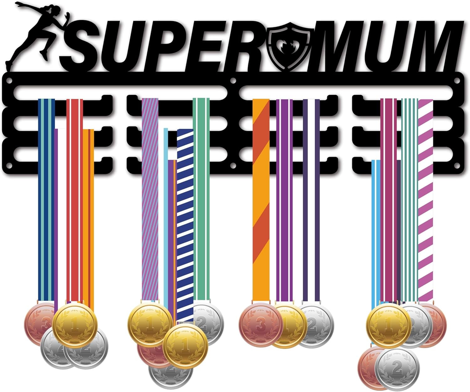 Medal Hangers Display Medal Holder Rack Sports Metal Hanging Athlete ...