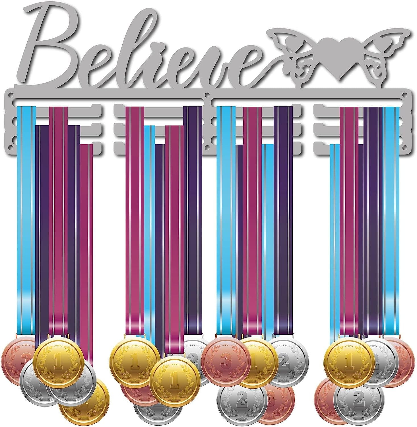 Medal Holder Believe Butterfly Awards Olympic Games Medals Display ...