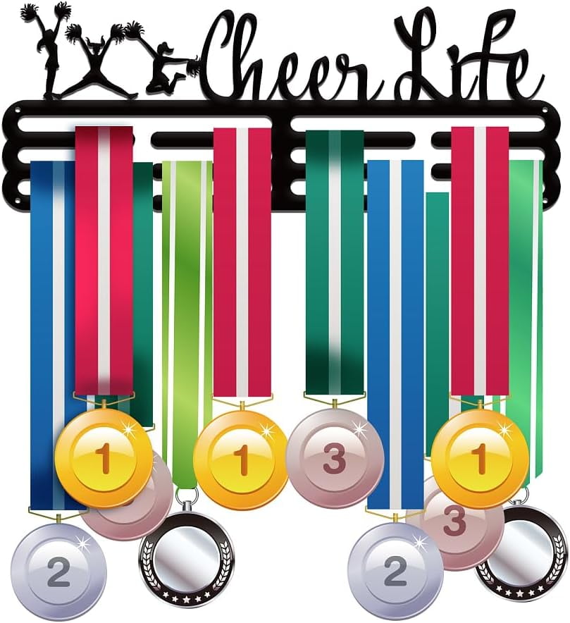 Medal Holder Display Cheerleading Medal Hanger 3 Lines Race Medal ...