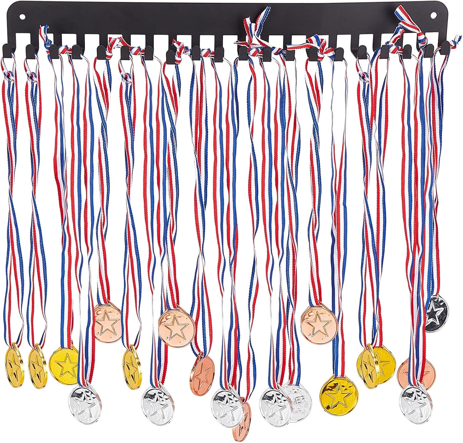 Medal Holder Display Hanger Rack Metal Key Holder Organizer Wall Mouted ...