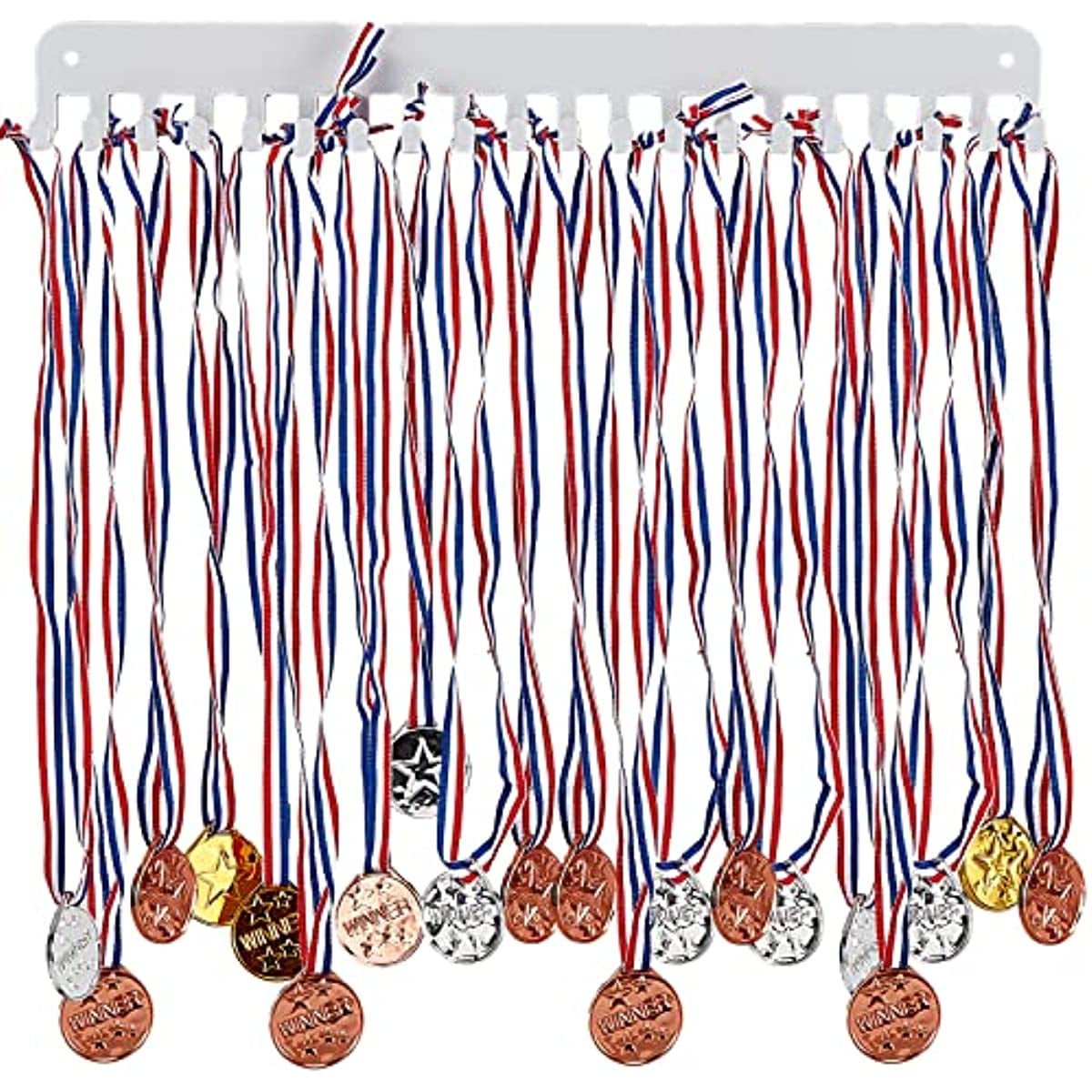 Medal Holder Display Hanger Rack Metal Key Holder Organizer Wall Mouted ...