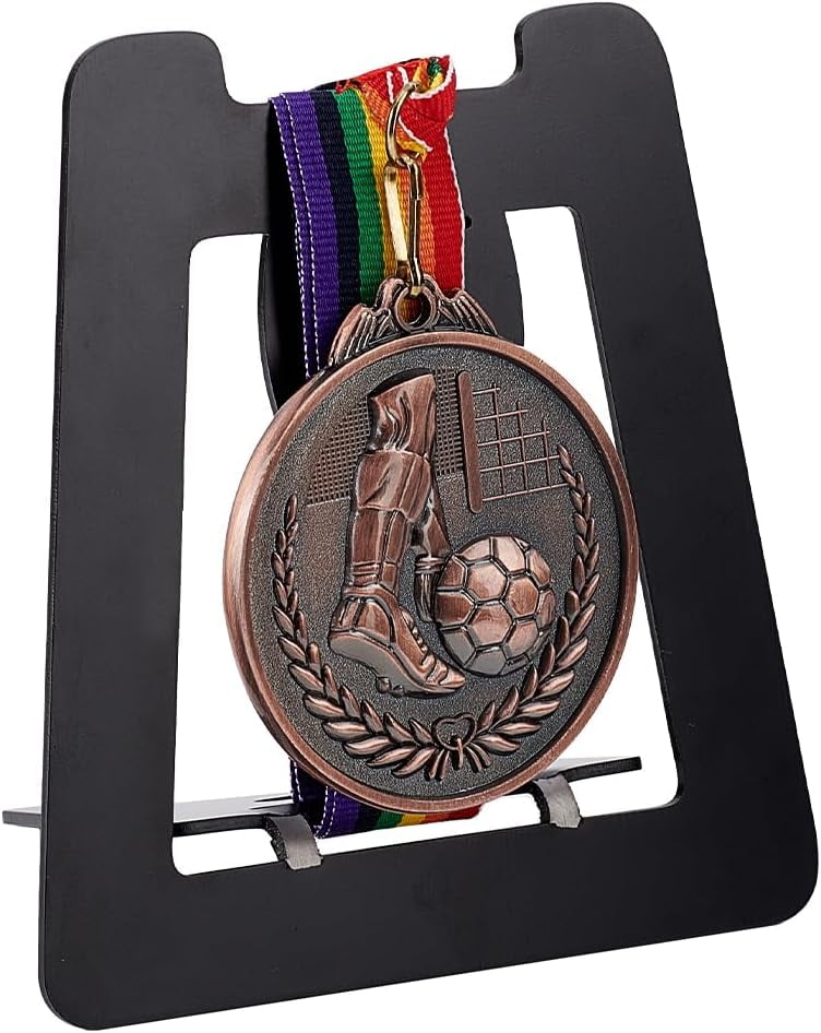 Medal Holder Display Rack Black Tabletop Medals Rack Display Frame ...