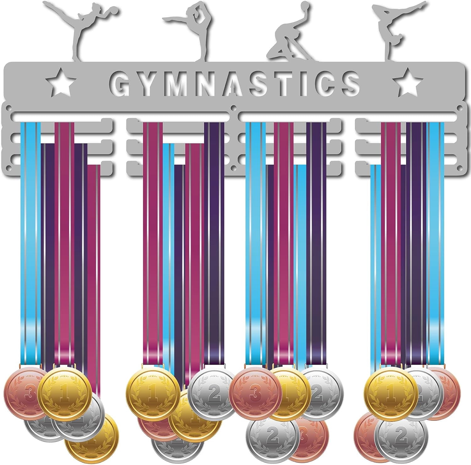 Medal Holder Gymnastics Display Hanger Over 60 Medals Rack Sports ...
