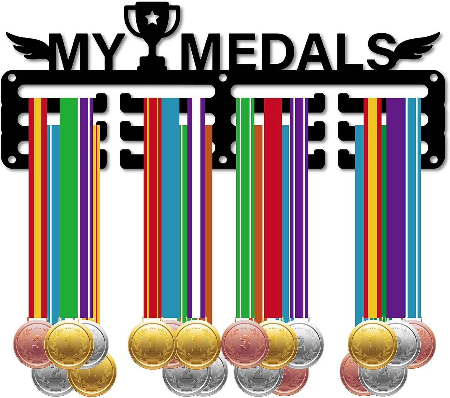 Medal Holder Medal Hangers Medal Rack Display Sports Metal Hanging ...