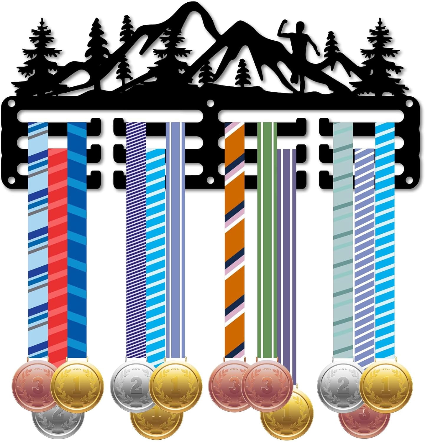 Medal Holder Running Runner Medal Hanger Display Stand Wall Mount Decor ...