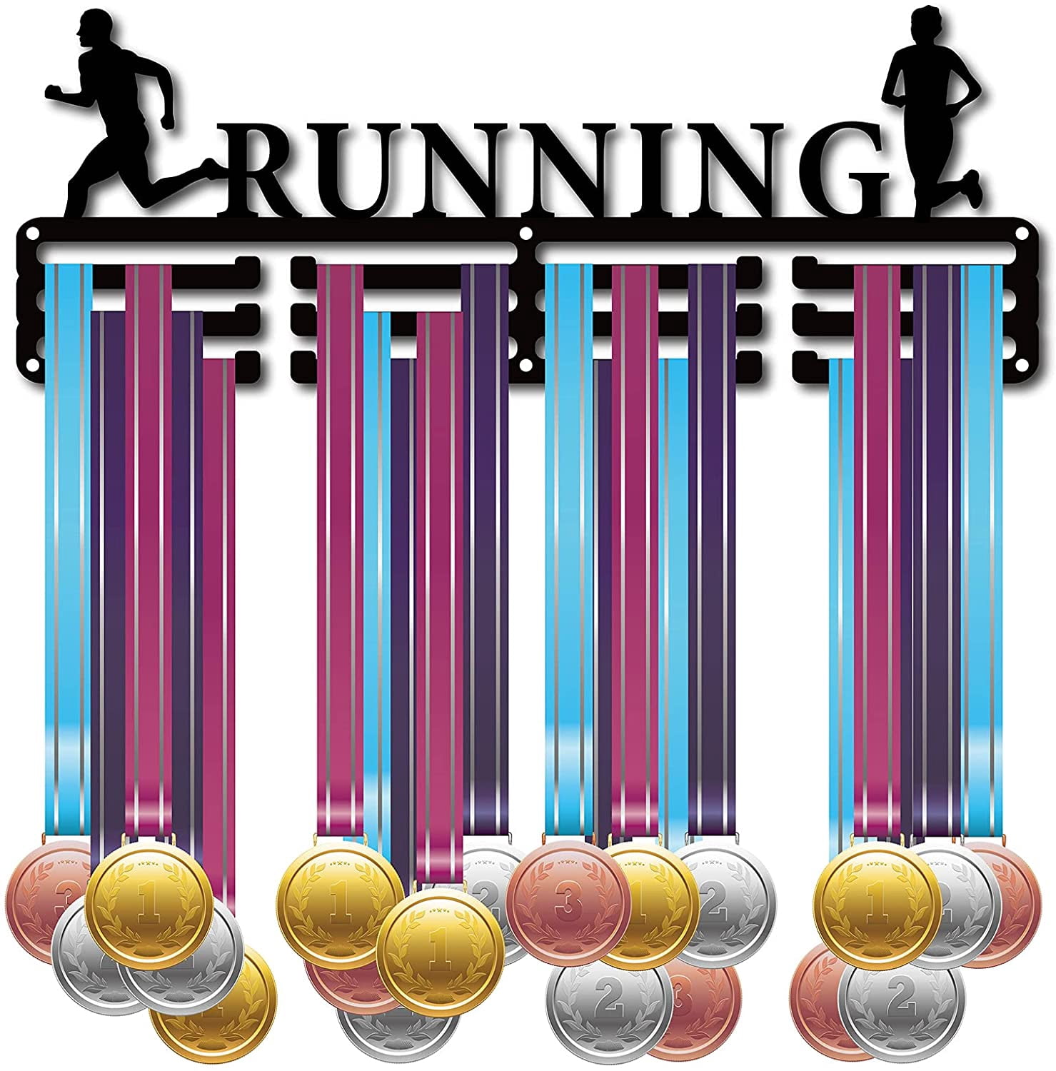 Medal Holder Sport Running Athlete Medals Hanger Display Stand Wall ...