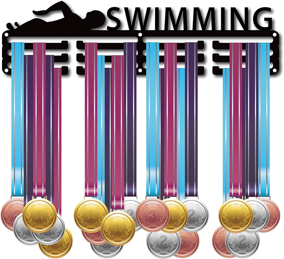 Medal Holder Sport Swimming Swimmer Olympic Games Medals Display Stand ...