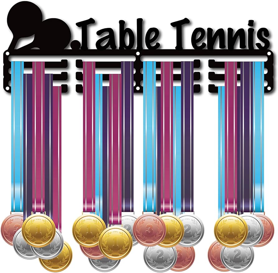 Medal Holder Sport Table Tennis Medals Display Stand Wall Mount Hanger ...