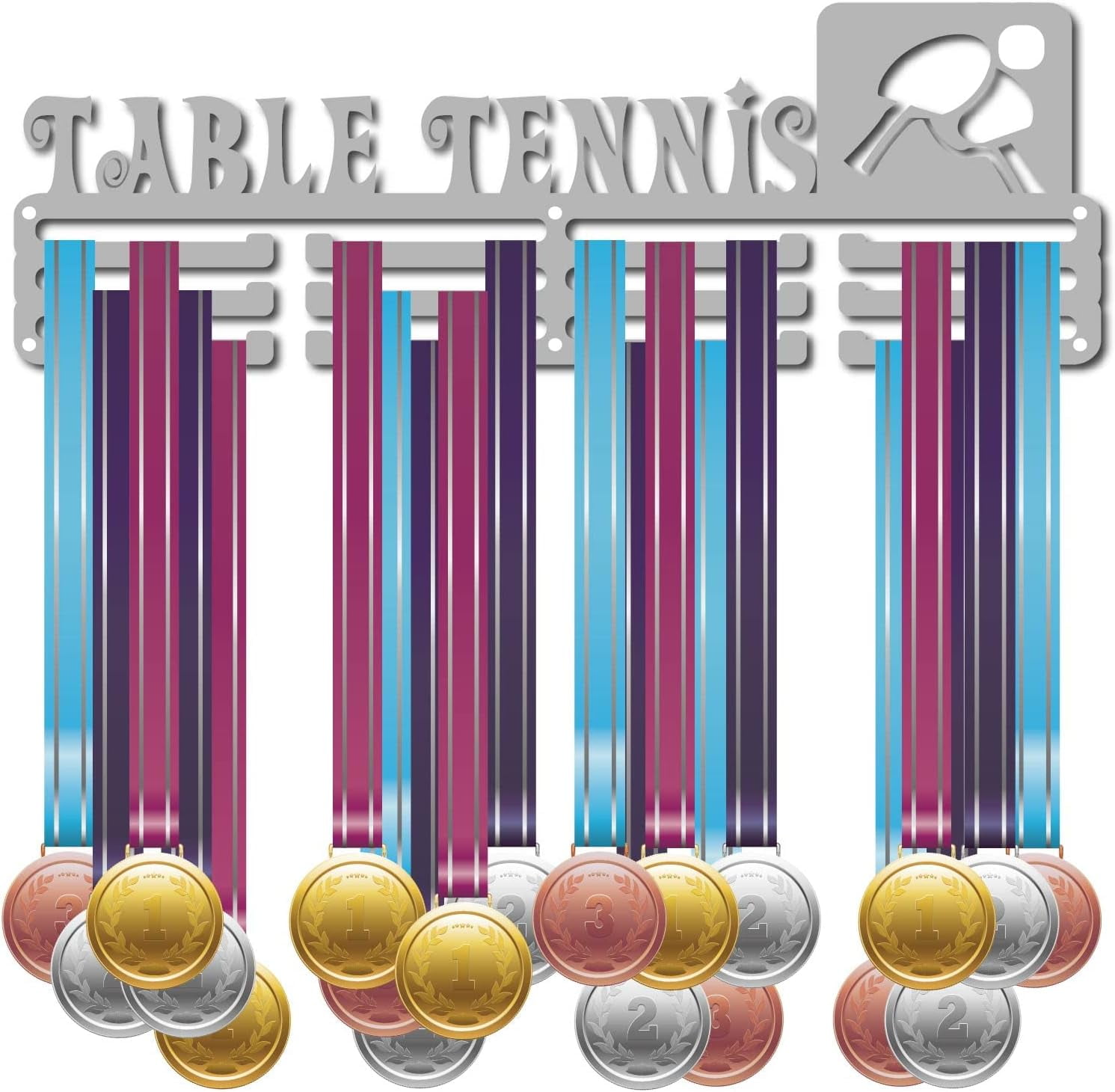 Medal Holder Table Tennis Sport Display Hanger Rack Awards Metal ...