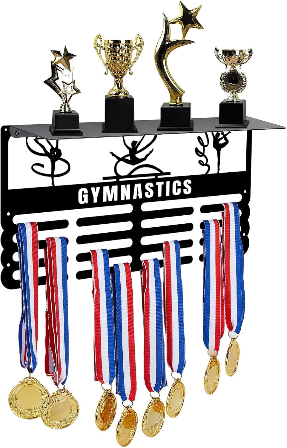 Medal Shelf Hanger Trophy Shelf Sports Medal Holder Hanging Awards ...