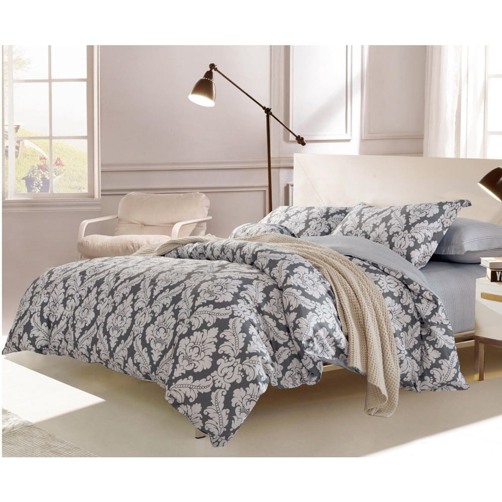 Medallion 100% Cotton Bedding Set:1 Duvet Cover 2 Pillow Shams Queen ...