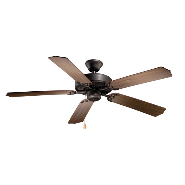 Medallion 52-in Transitional Bronze Ceiling Fan Walnut or Pine Blades ...