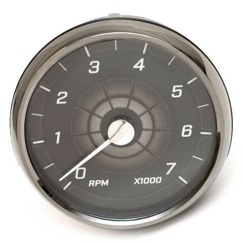 Medallion Boat Tachometer Gauge 8650-00101-29 | Oversized Silver Black ...