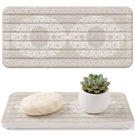 Medallion Diatomaceous Earth Coasters, Rustic Vintage Aesthetic ...