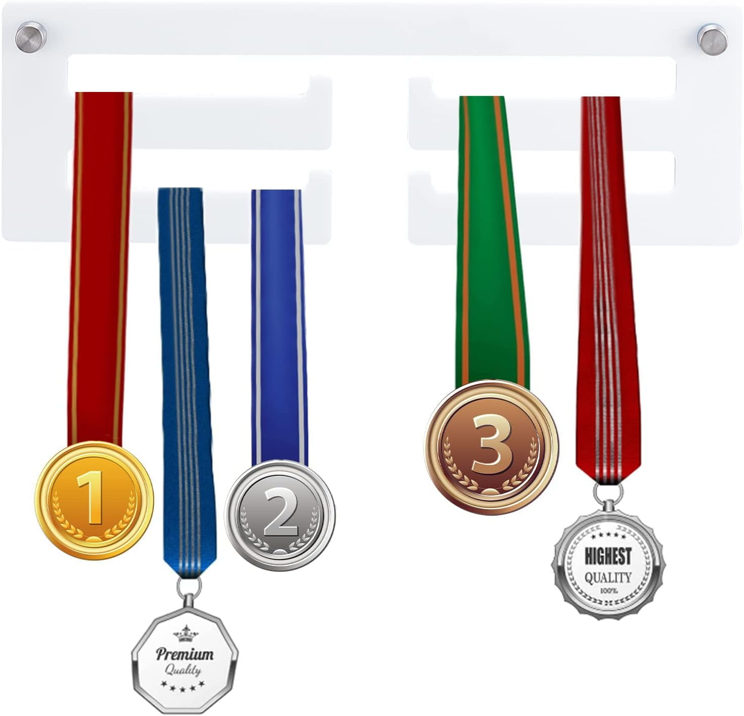 Medals Display Hanger Rack 11.81 Inches Rectangle Acrylic Medal Holder ...