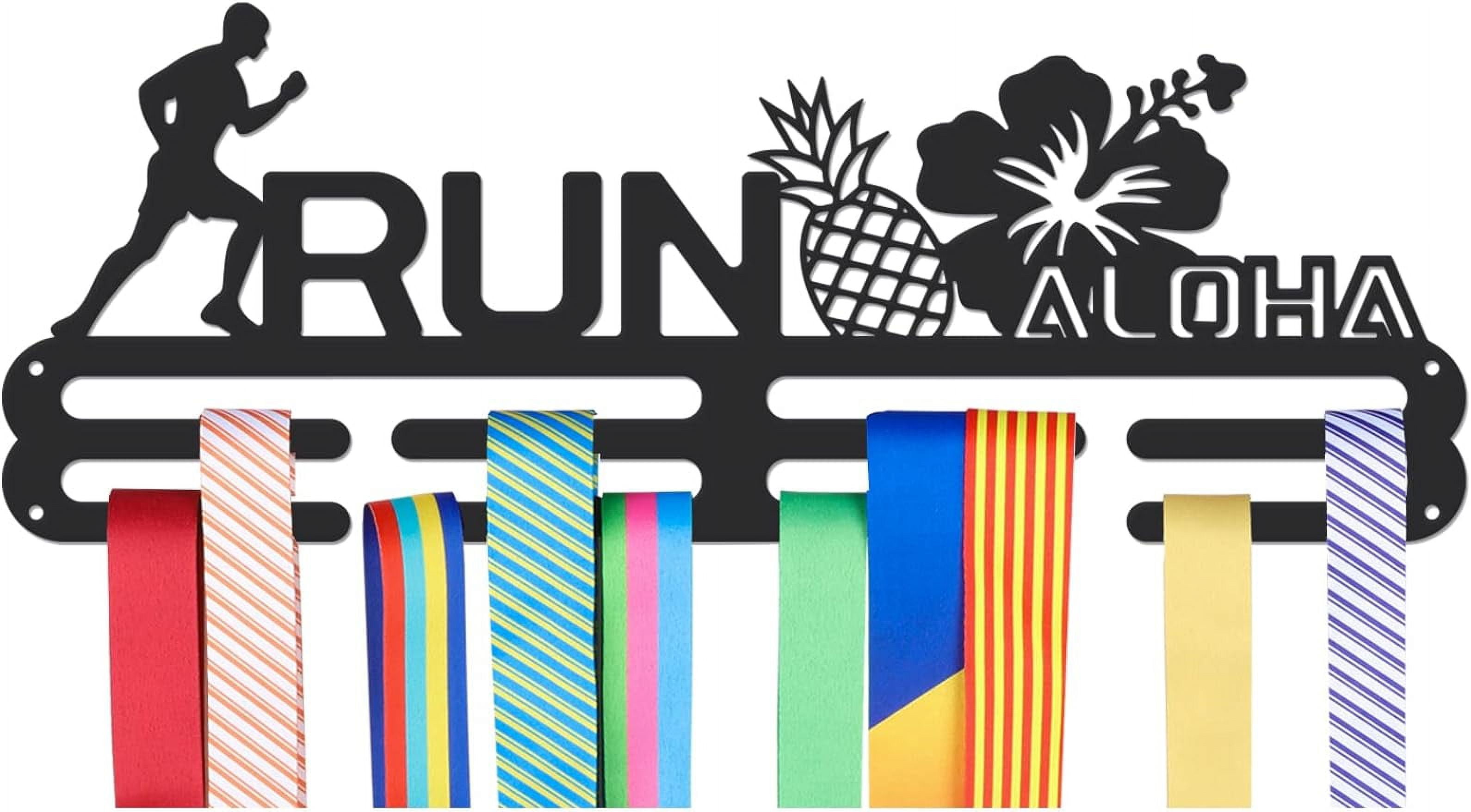 Medals Hanger Display Holder Rack Hawaii Run Theme Medals Display Wall ...
