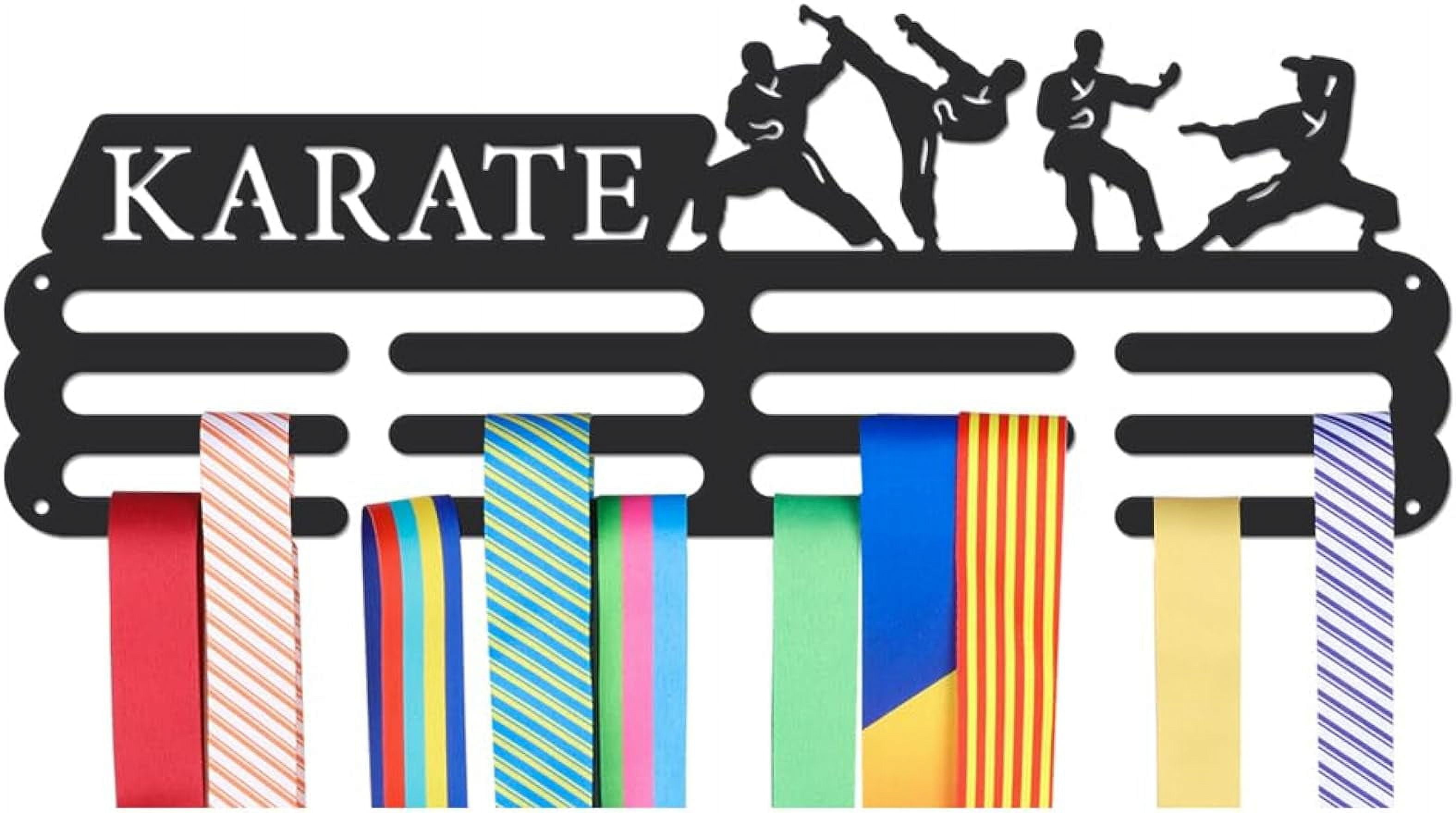Medals Hanger Display Holder Rack Karate Pattern Medals Display Wall ...