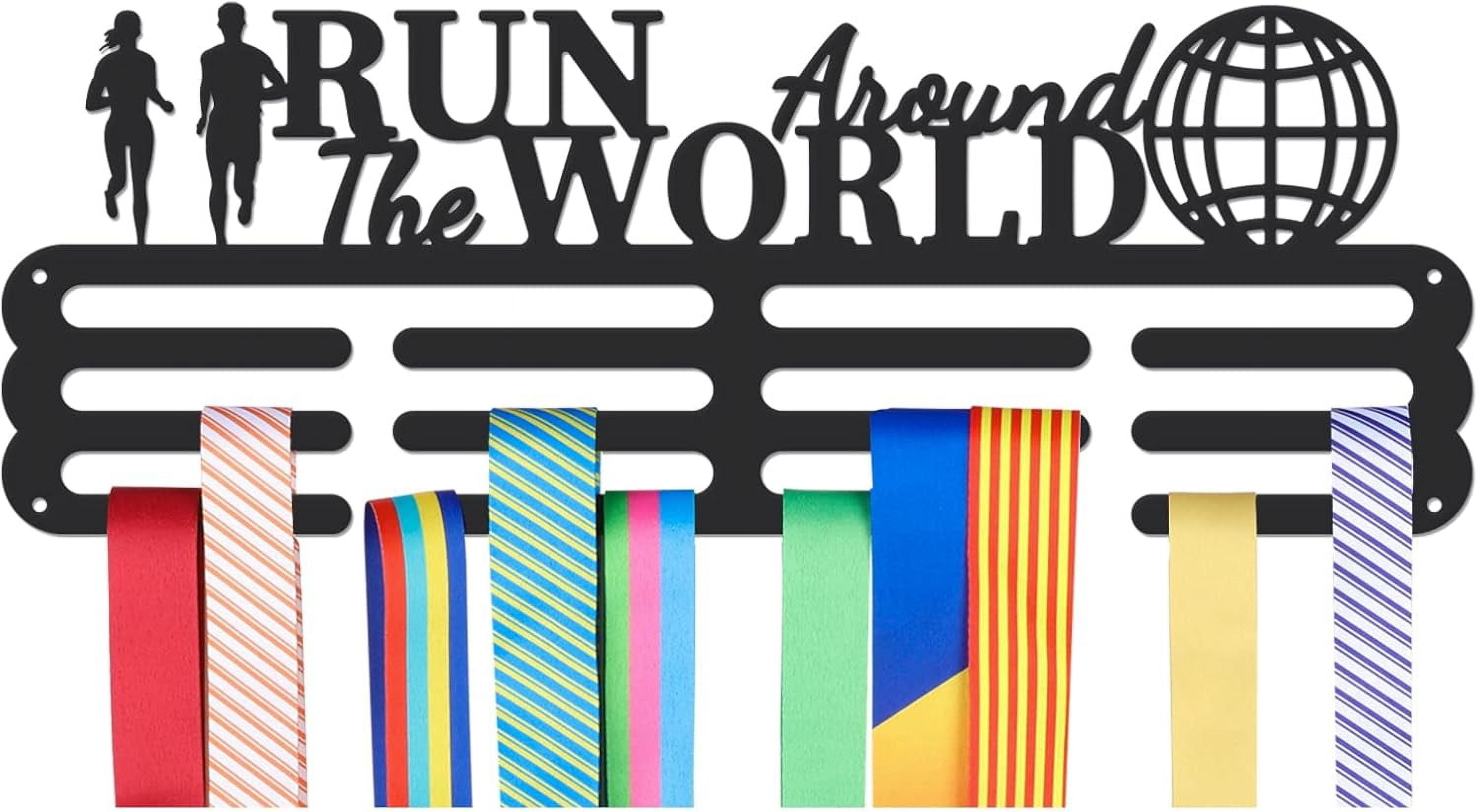 Medals Hanger Display Holder Rack Run Around The World Medals Display ...