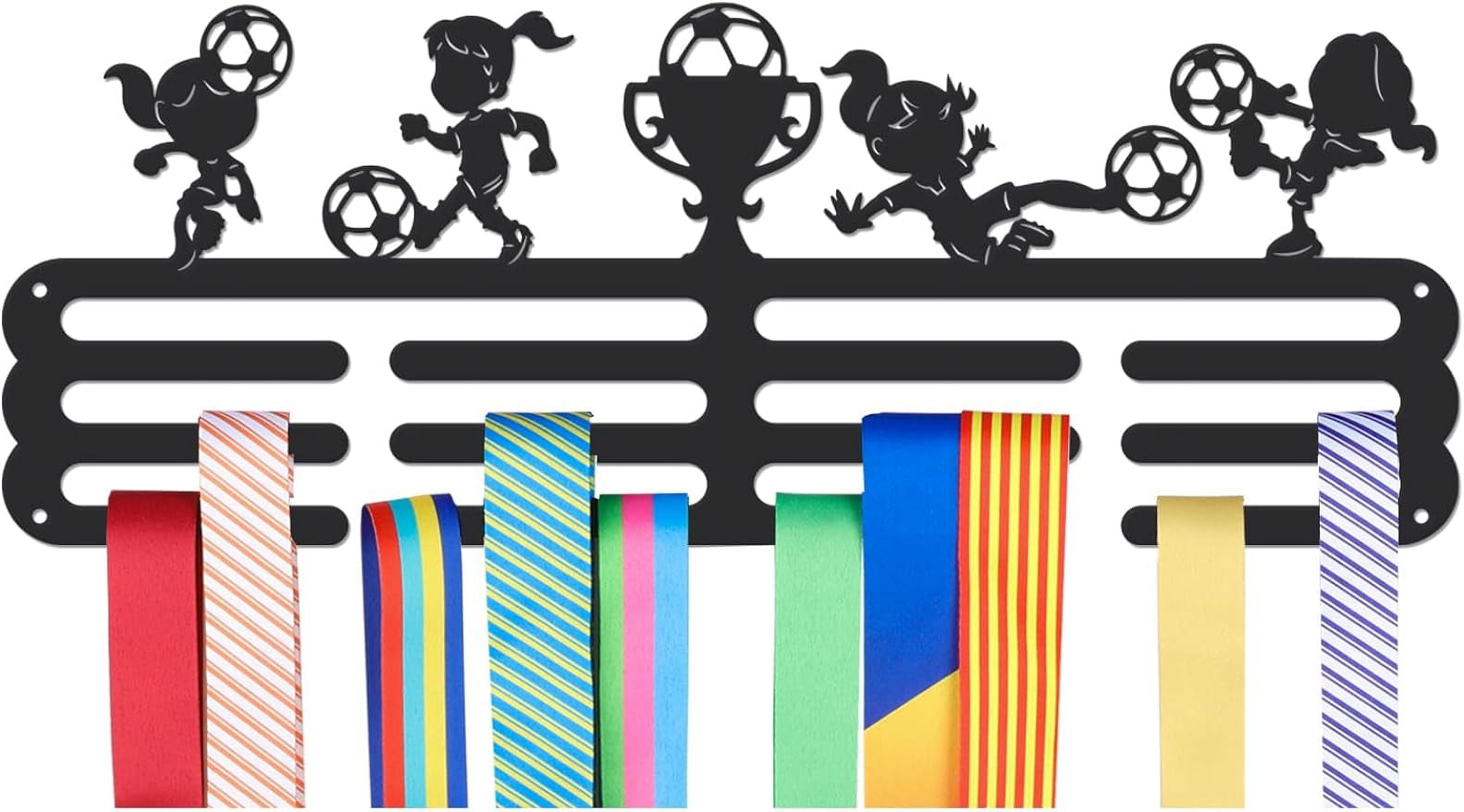 Medals Hanger Display Holder Rack Soccer Sports Theme Medals Display ...